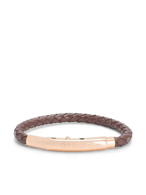 RODERER Dino Braided Bracelet - Brown