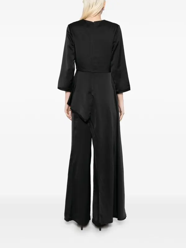 BARUNI Asymmetric Trousers Set - Black