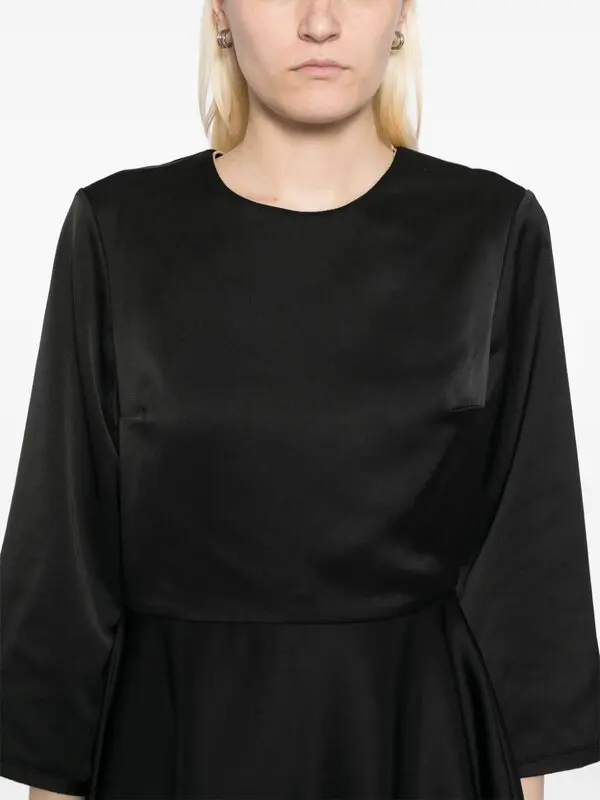 BARUNI Asymmetric Trousers Set - Black