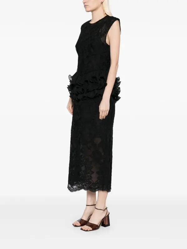 Zimmermann Crush Lace Frill Dress