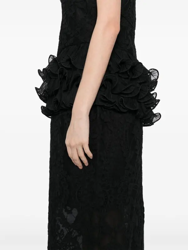 Zimmermann Crush Lace Frill Dress