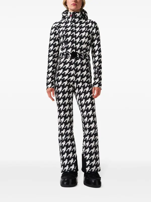 Perfect Moment Houndstooth-print Ski Suit