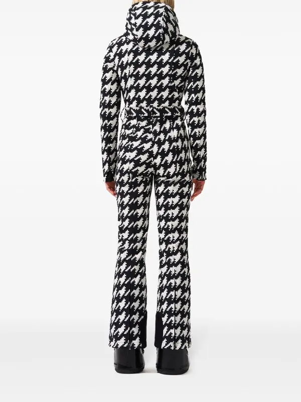 Perfect Moment Houndstooth-print Ski Suit