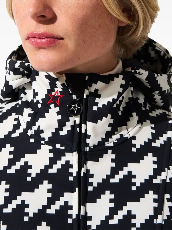 Perfect Moment Houndstooth-print Ski Suit