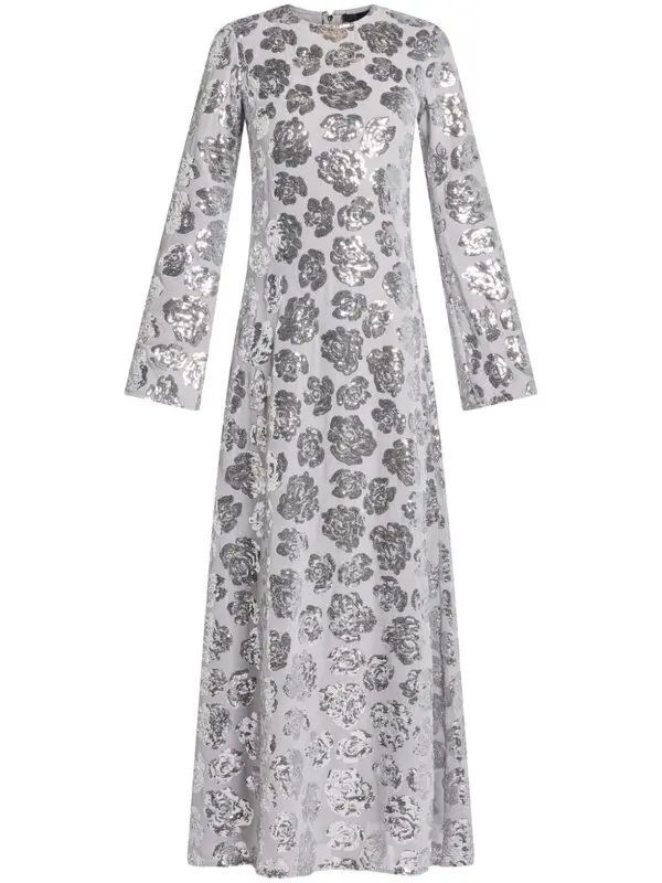 ROTATE BY BIRGER CHRISTENSEN Sequinned Chiffon Maxi Dress