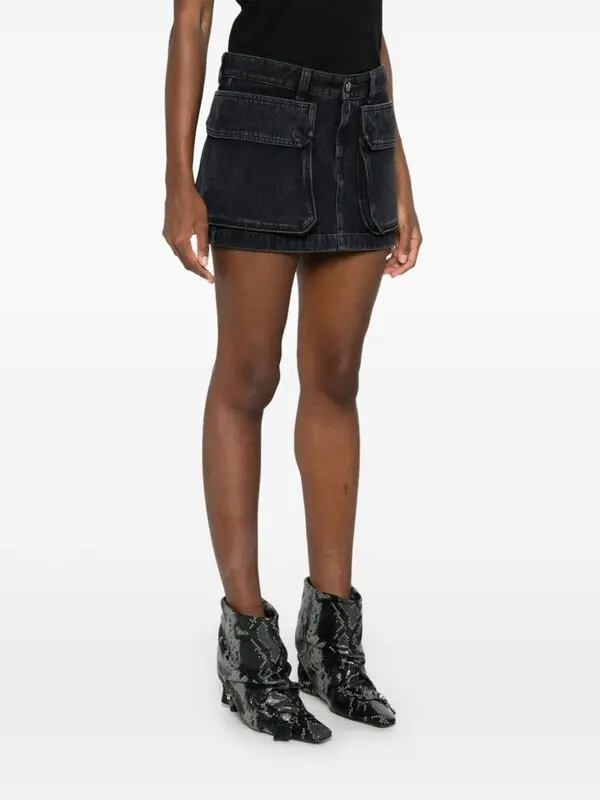 DIESEL® De-ton Mini Skirt - Black