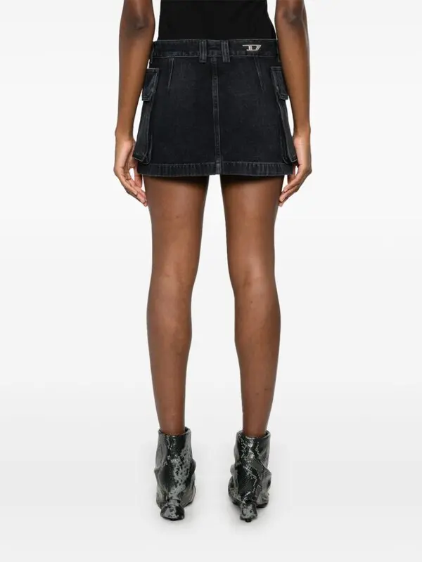 DIESEL® De-ton Mini Skirt - Black