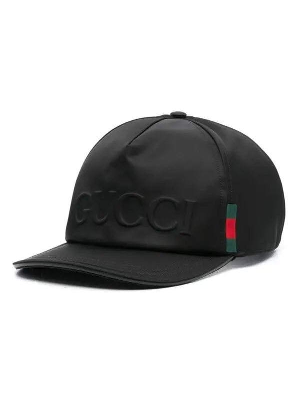 Gucci Logo-embossed Baseball Cap - Black