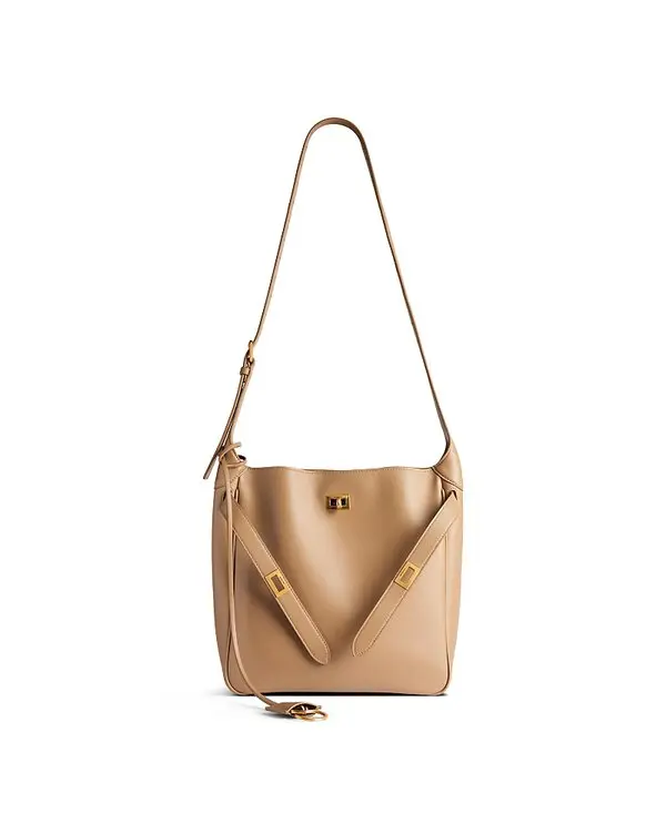 Balenciaga Bel Air Small Hobo Bag - Latte