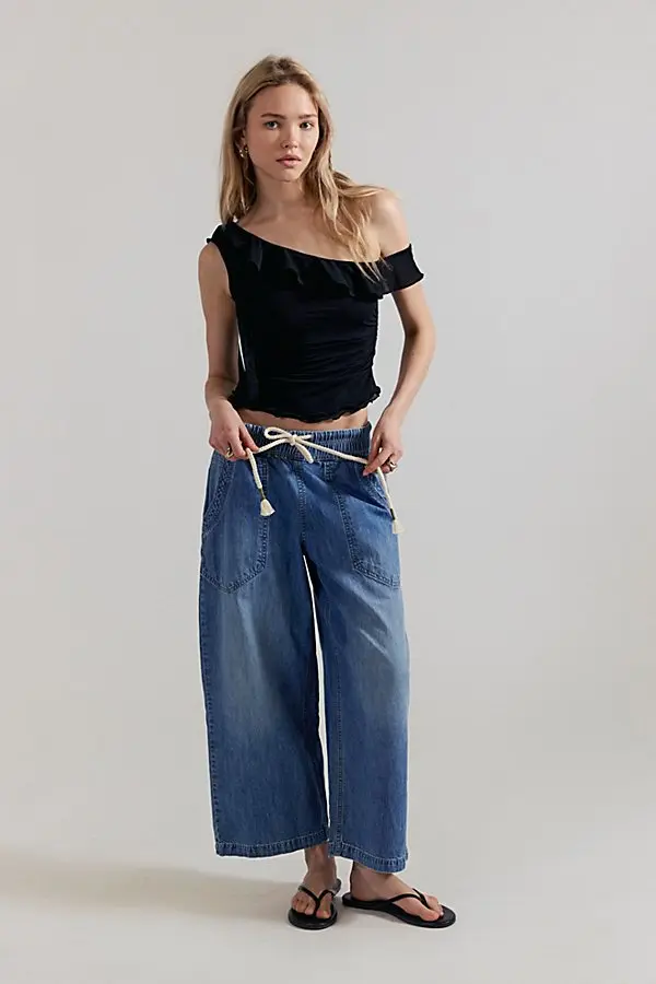 Free People We The Free Easy Peasy Pull-on Jeans - No Problem