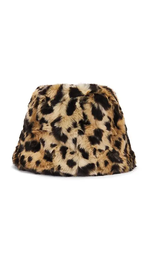 UNREAL FUR Yeoman Bucket Hat - Light Leopard