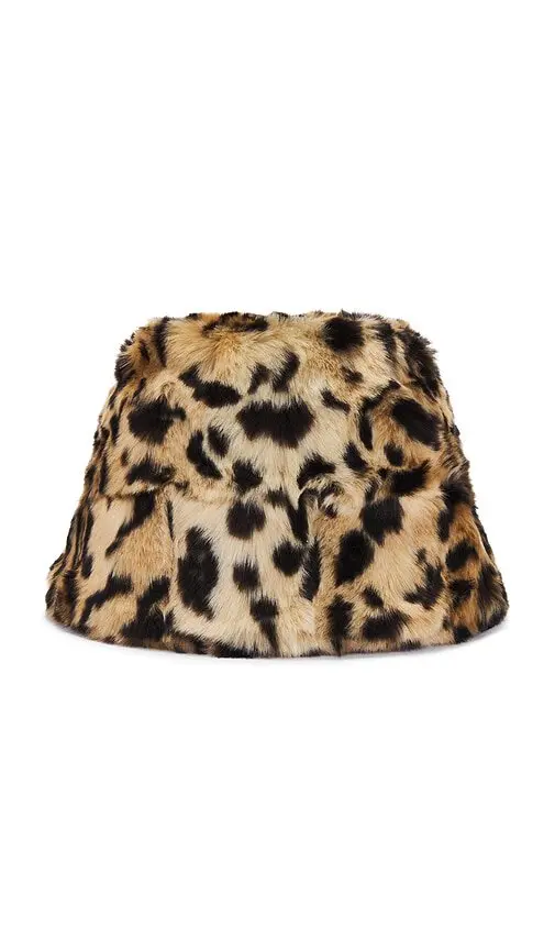 UNREAL FUR Yeoman Bucket Hat - Light Leopard