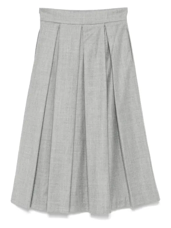 Eleventy Pleated Midi Dress