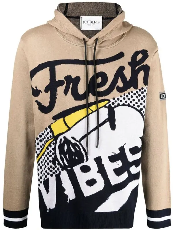 Iceberg Fresh Vibes Hoodie - Neutrals
