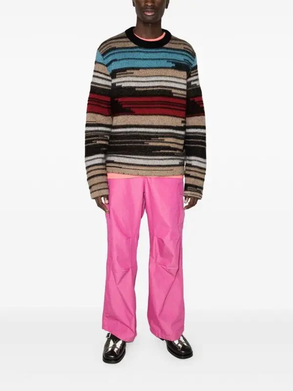 THE ELDER STATESMAN Striped Sweater