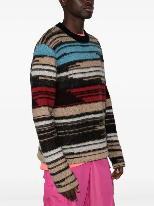THE ELDER STATESMAN Striped Sweater