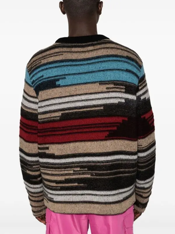 THE ELDER STATESMAN Striped Sweater