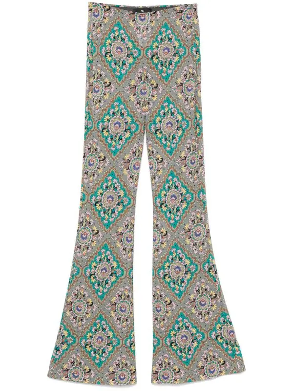 Etro Floral-print Trousers