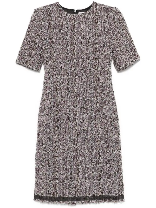 LANVIN Tweed Midi Dress