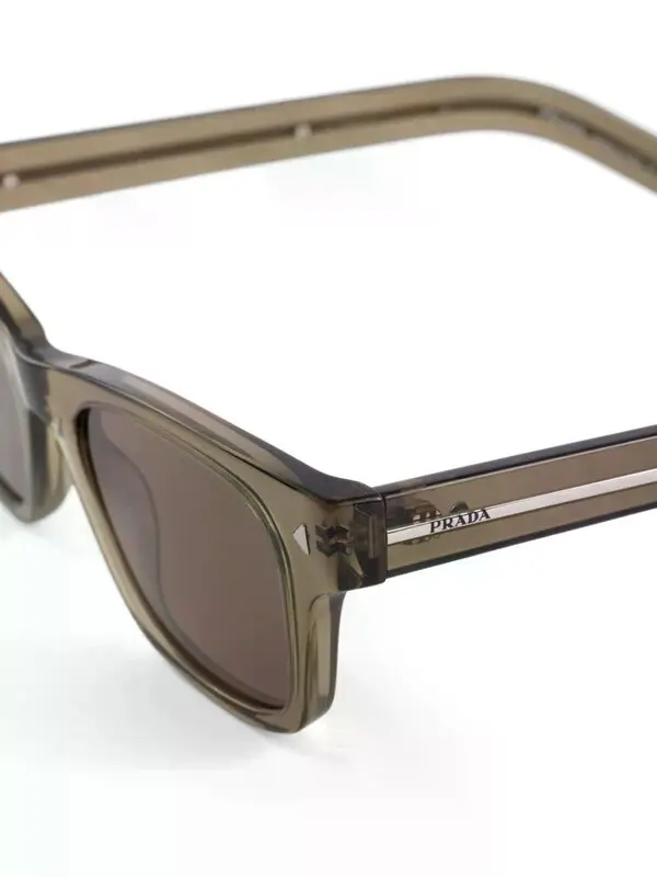 Prada Square Frame Sunglasses - Brown