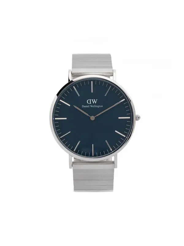 DANIEL WELLINGTON Classic Piano 40mm Bracelet Watch - Blue