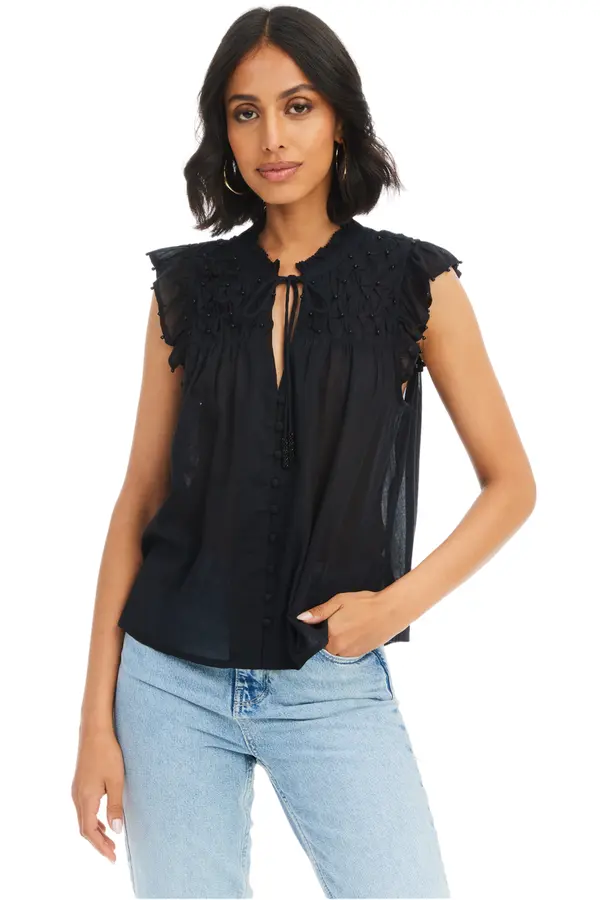 Allison Beaded Mckay Top