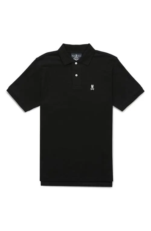 Psycho Bunny Big & Tall Classic Polo Shirt - Black