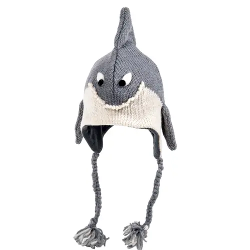 NIRVANNA DESIGNS Shark Beanie - White
