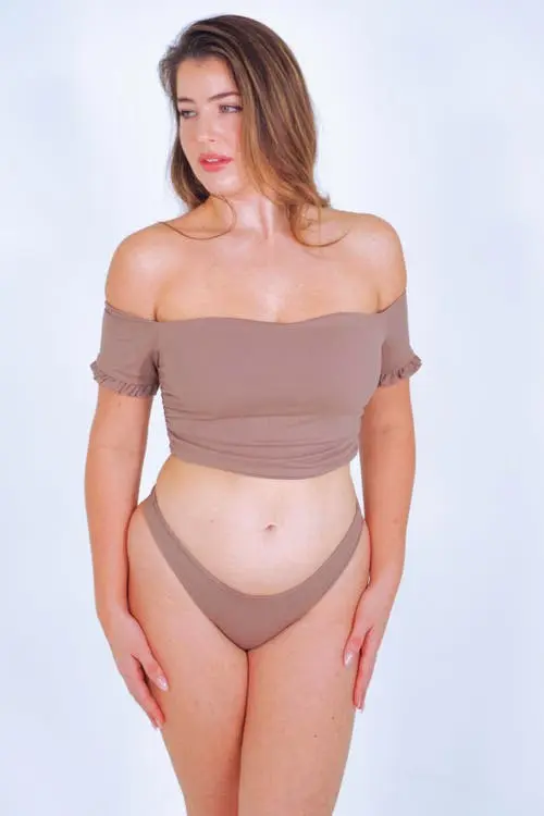 MARY MERCEDES Amelia Bikini Bottom - Taupe