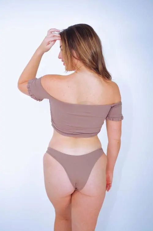 MARY MERCEDES Amelia Bikini Bottom - Taupe