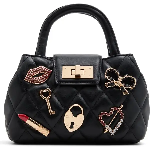 Aldo Firstkisssx Diamond Quilted Satchel