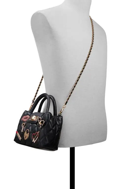 Aldo Firstkisssx Diamond Quilted Satchel