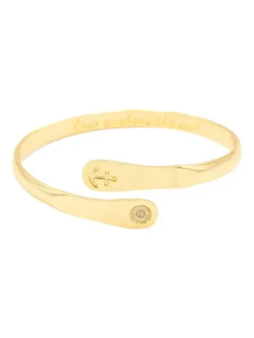 HOLLYWOOD SENSATION Anchor Cuff Bracelet - Gold