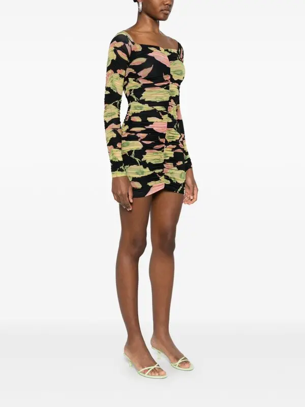 Blumarine Floral-print Mini Dress