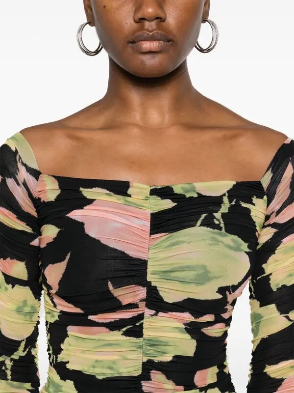 Blumarine Floral-print Mini Dress