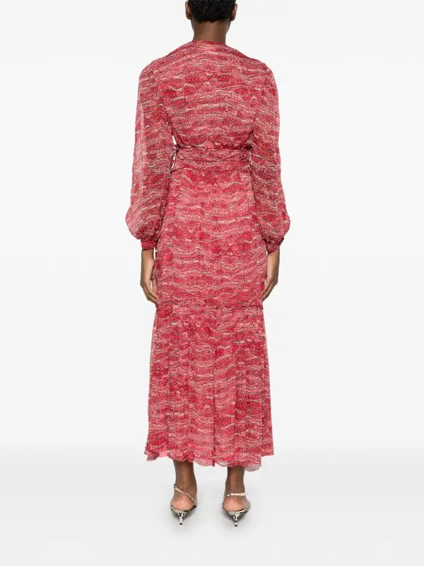 MARANT ETOILE Amara Maxi Dress - Red