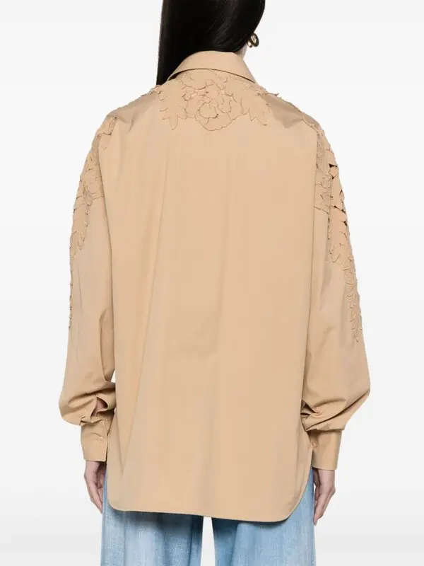 Ermanno Scervino Floral-appliqué Shirt