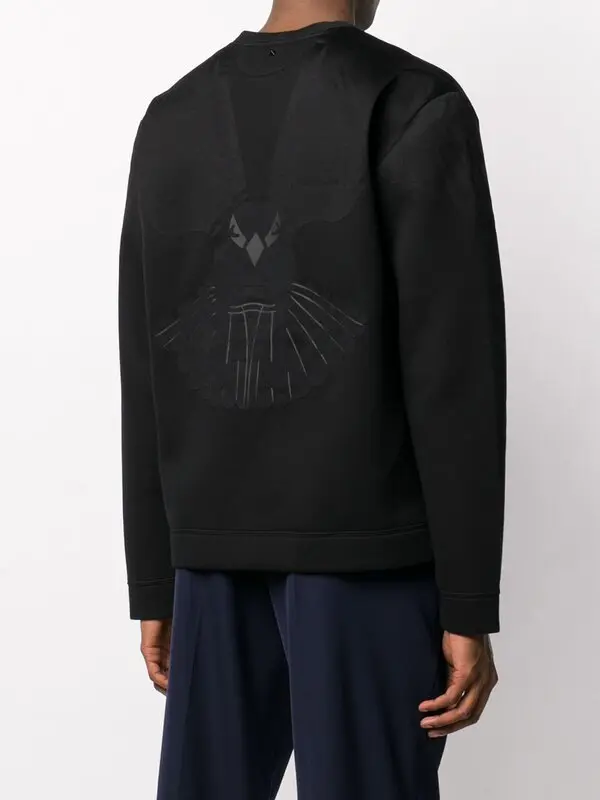Valentino Garavani Rockstud Eagle Crewneck Sweatshirt