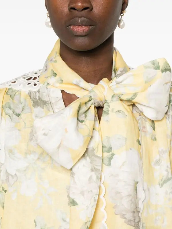 Zimmermann Acacia Linen Mini Dress