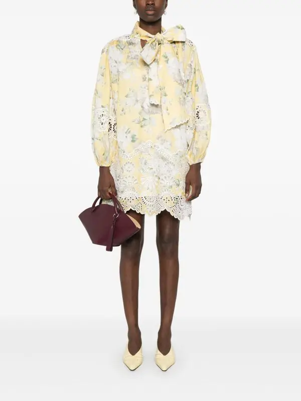 Zimmermann Acacia Linen Mini Dress