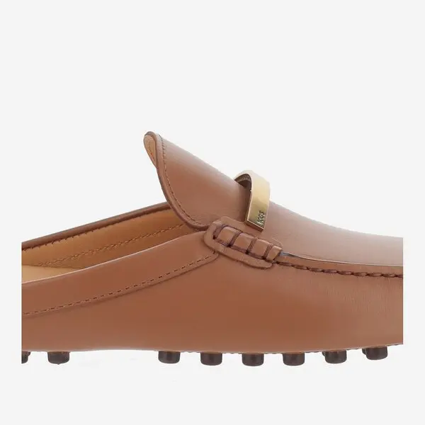 TOD'S Leather Gommino Sabot
