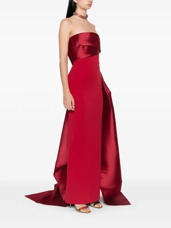 Solace London Kinsley Maxi Dress In Red - 11% Off | Editorialist