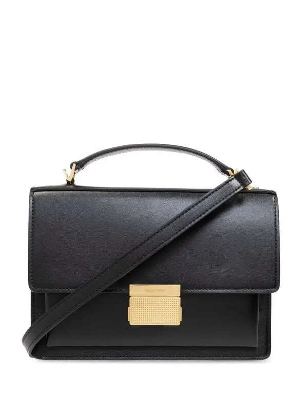 GOLDEN GOOSE Venezia Leather Handbag - Black