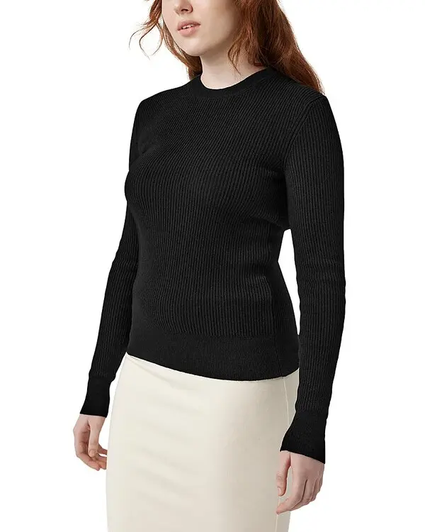 Canada Goose Georgian Slim Crewneck Wool Sweatshirt - Black