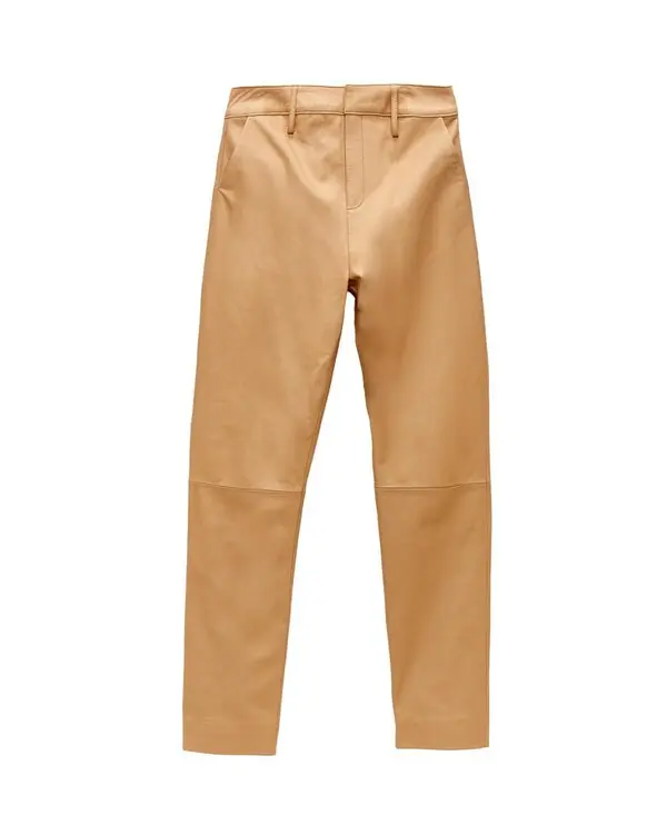AS By DF Jordan Recycled Leather Trousers - Cafe Con Leche