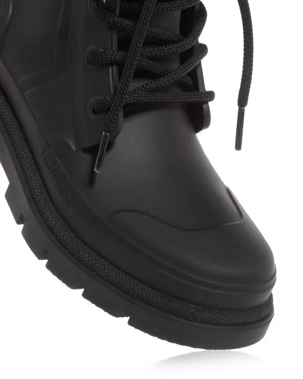 Hunter Diana Lace-up Boots - Black