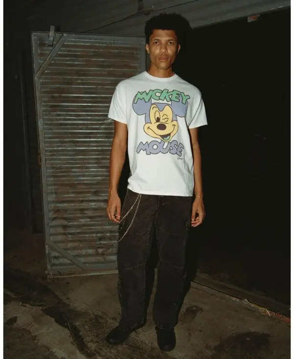 Junk Food Clothing Mickey Wink Flea Market Tee