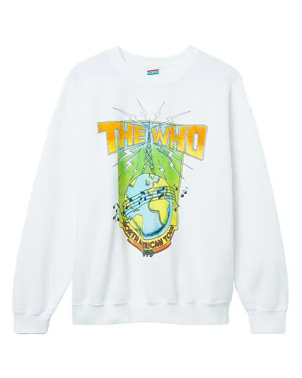 Junk Food Clothing The Who 1979 Sweatshirt - White