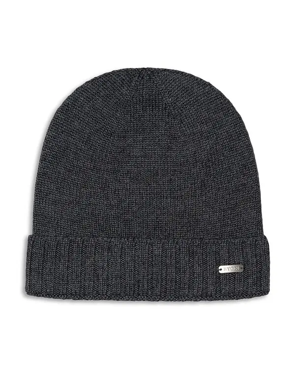 Eton Wool Beanie - Dark Grey