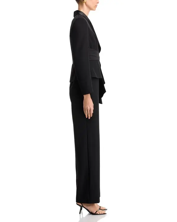 Aidan Mattox Bow Trim Jumpsuit